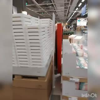 VESKEN Ìkea Cart, White/ Black 54x18x71 cm (21 1/4x7 1/8x28 ") | Shopee ...