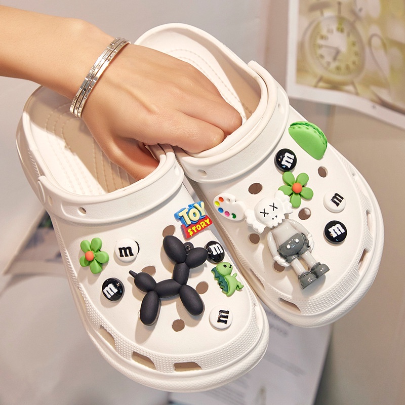 crocs jibbitz Button Hole Shoes Accessories Decorative Doll Shoe Buckle ...