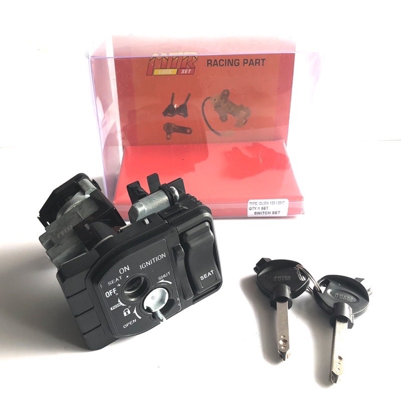 IGNITION SWITCH CLICK 125 I 2017 ANTI THEFT KEY SET | Shopee Philippines