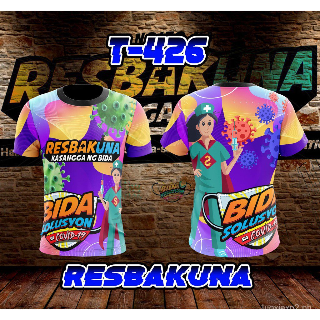 RESBAKUNA T-SHIRTS FULL SUBLIMATION | Shopee Philippines