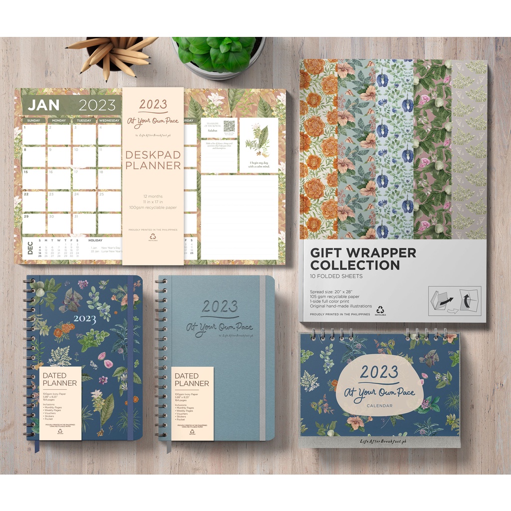 2023 Notebook Planner A5 - At Your Own Pace | Shopee Philippines