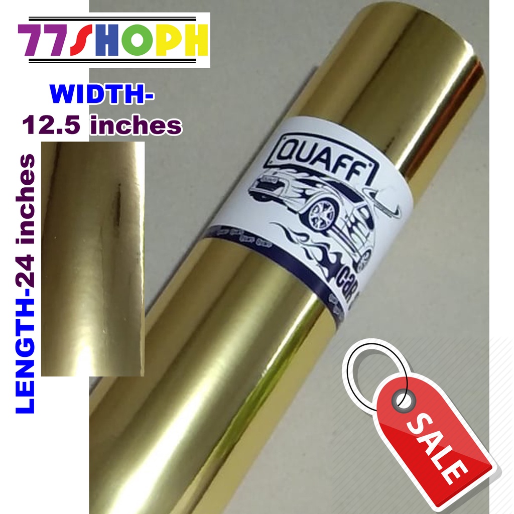 QUAFF Vinyl Car Sticker 24 inches x 12.5 inches Outdoor Water Proof ...