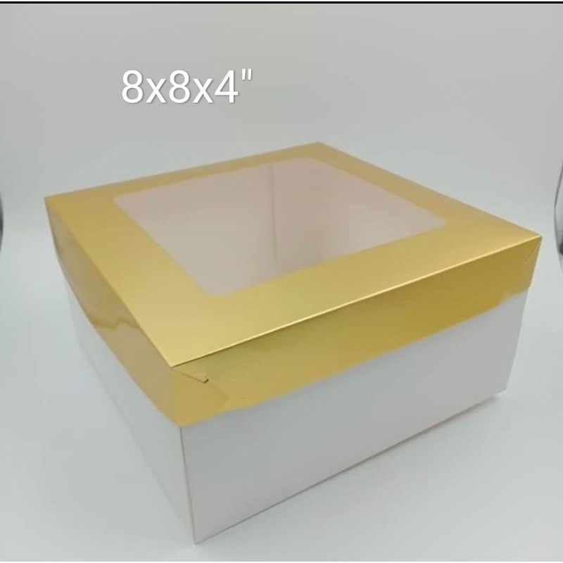 10pcs 8x8x4" Cake Box | Shopee Philippines
