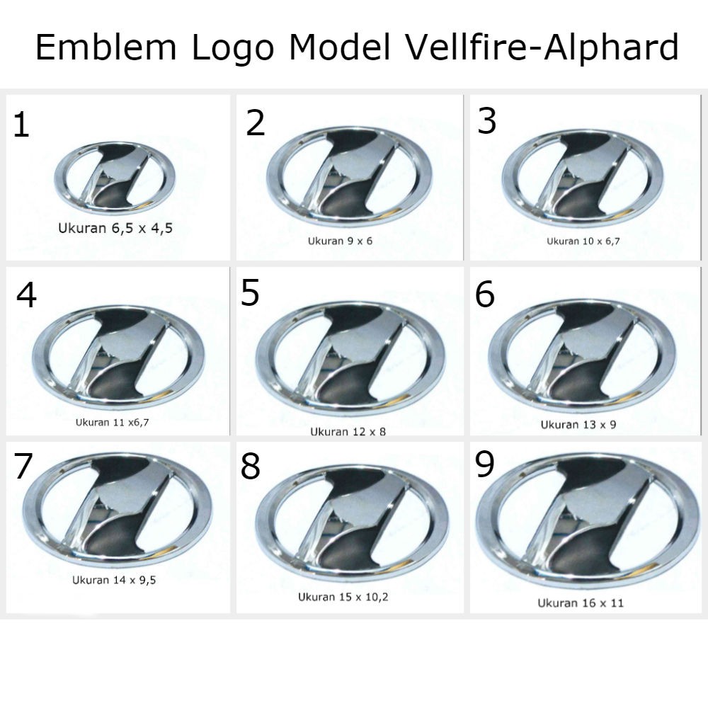 Toyota Vellfire Vitz Car Logo Emblem | Shopee Philippines