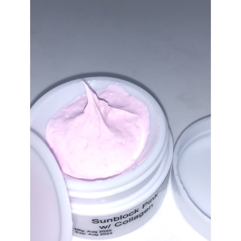 Sunblock Pink with collagen 10g (100pcs) | Shopee Philippines