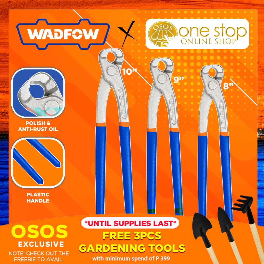 WADFOW Polish and Anti-rush oil Rabbet Pliers 8"/200mm|9"/228mm|10 ...