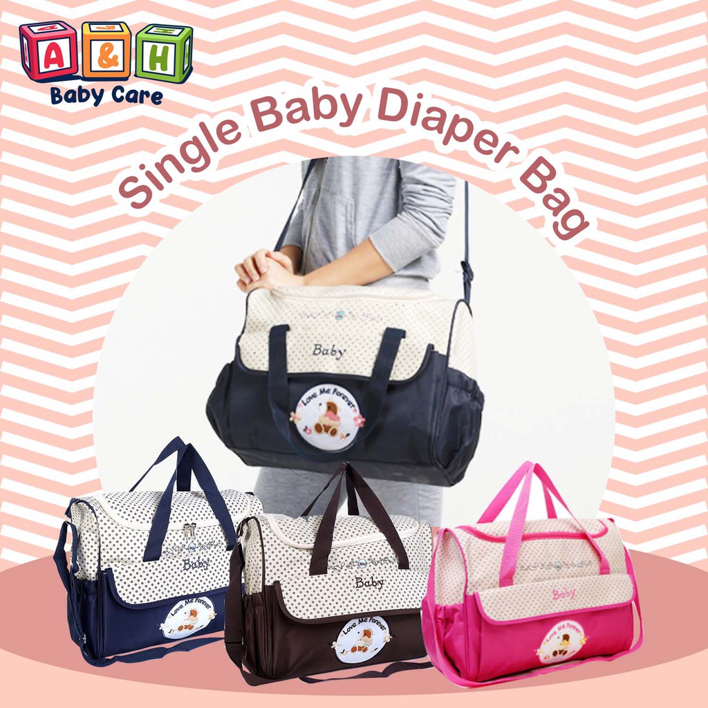 Single Baby Diaper Nappy Bag Mummy baby bag (shoulder or hand carry ...