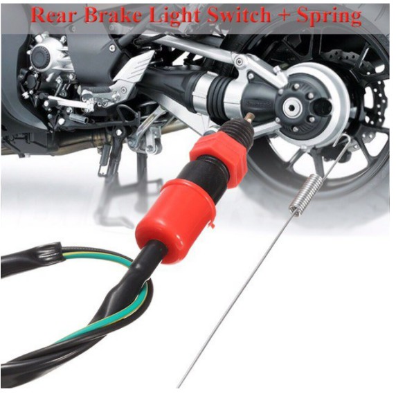 Rear Foot Brake Stop Led Tail Light Switch With Spring Universal 1 ...