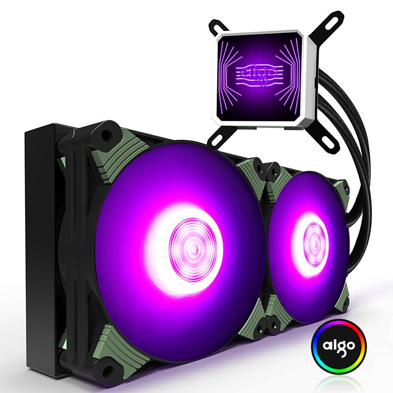 Aigo ICY T240 Computer Fan CPU Radiator Water Cooling Cooler AMD INTEL | Shopee Philippines