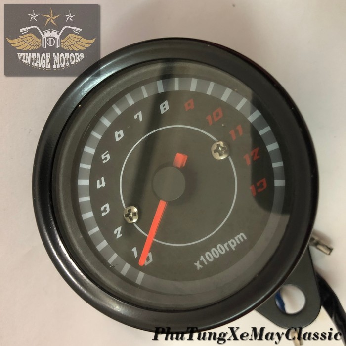 Classic MOTORCYCLE WATCH - classic black tachometer | Shopee Philippines