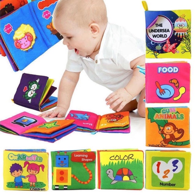 Kangaroomom Baby Intelligence Development Cloth Book Cognize Book Toys ...