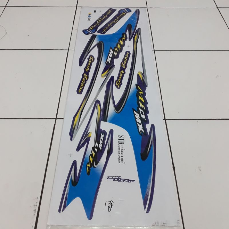 Striping trim variations of stickers yamaha mio sporty smile automatic ...