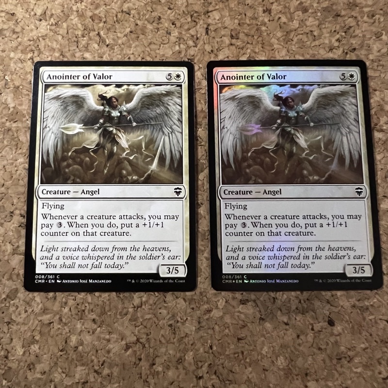 ANOINTER OF VALOR | ANGEL | CMR COMMANDER LEGENDS | WHITE | MTG MAGIC ...