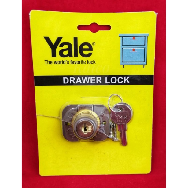 Drawer Lock 2 Hole (Yale) | Shopee Philippines
