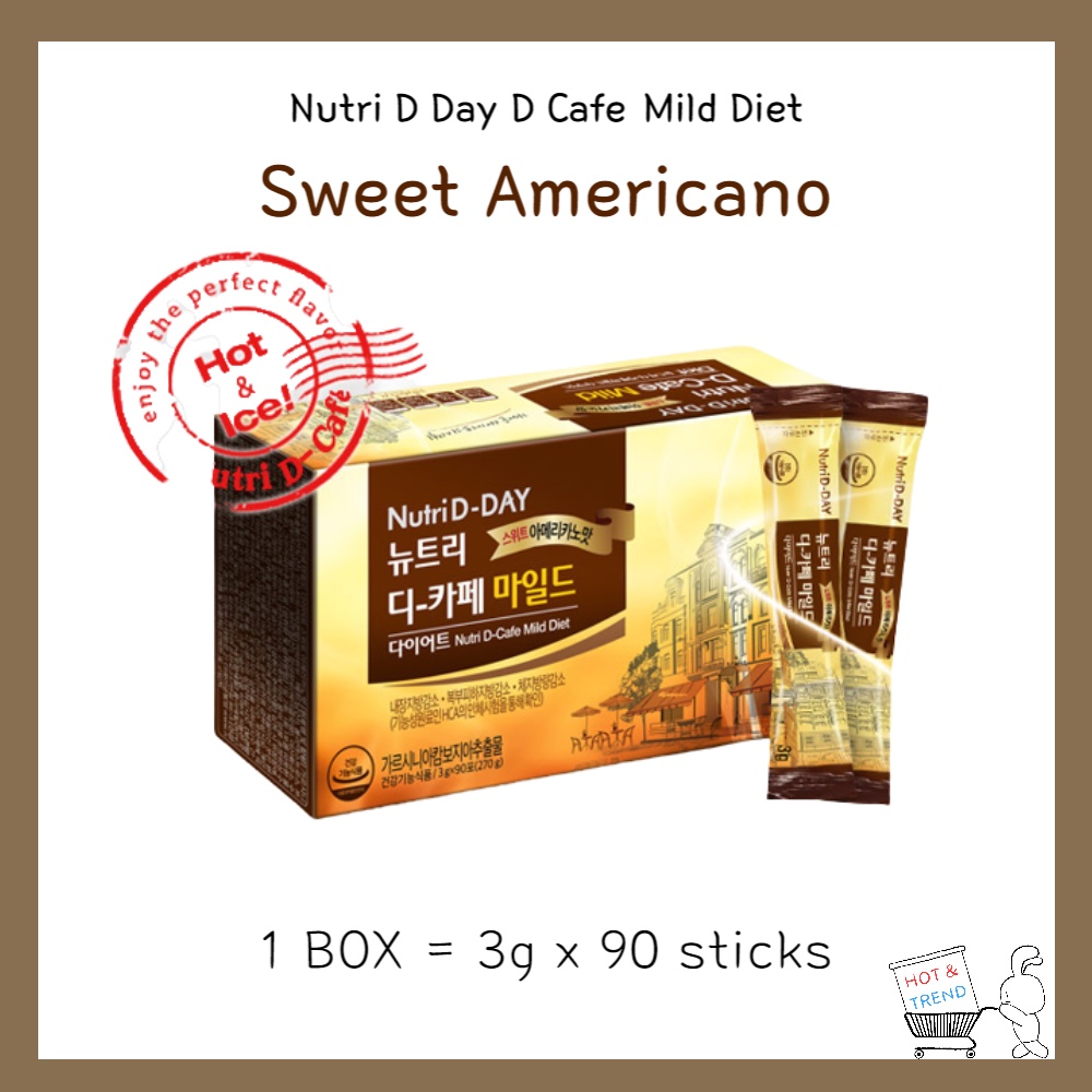 [Nutri D Day] D Cafe Diet 3 types slimming coffee / diet coffee / nutri ...