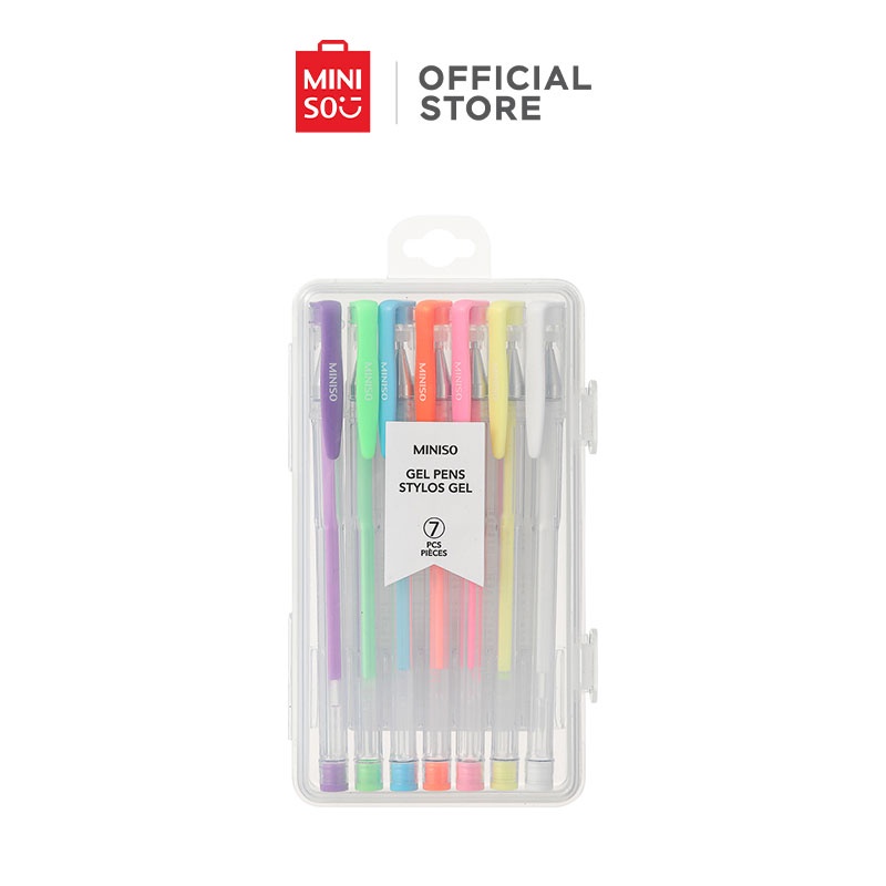 MINISO Colored Gel Pens 7 Pcs | Shopee Philippines