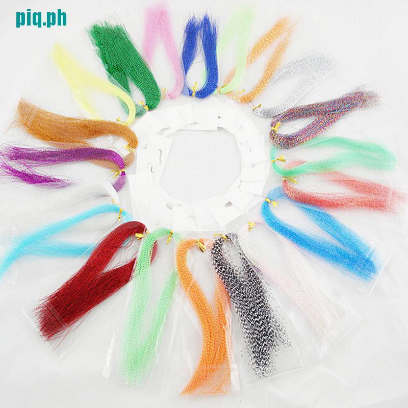 pt♤200Pcs Crystal Flash Fly tying material Krystal Fishing Lure Tying ...