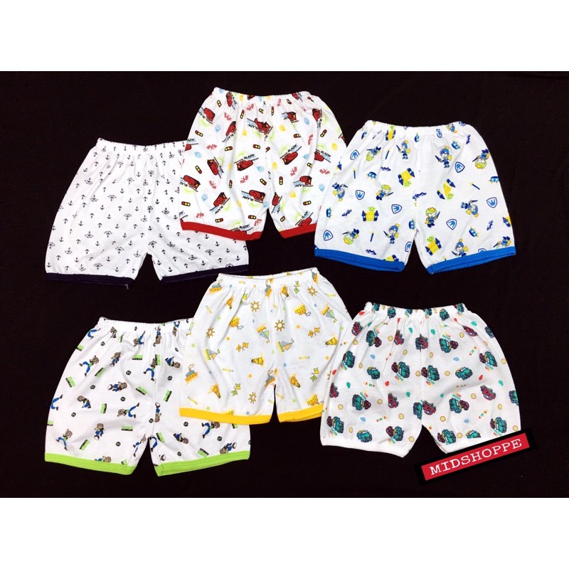 6pcs Cotton short for boy | Shopee Philippines