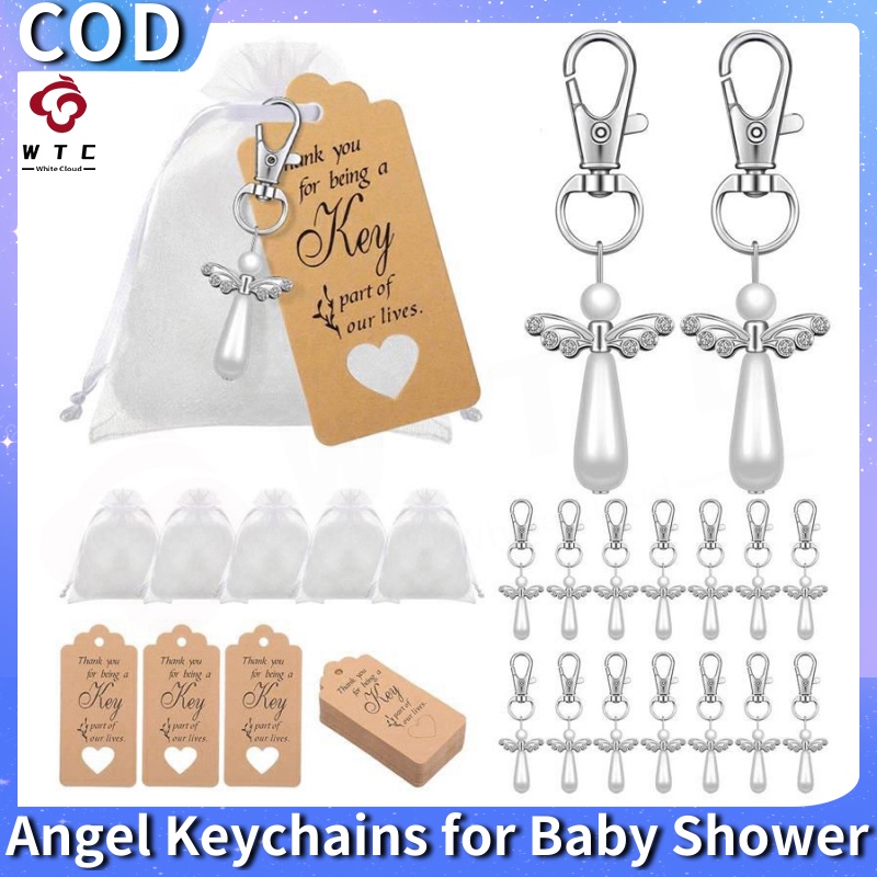 WTC* Thank You Gift Angel Keychains Wedding Favors Guardian Angel for ...