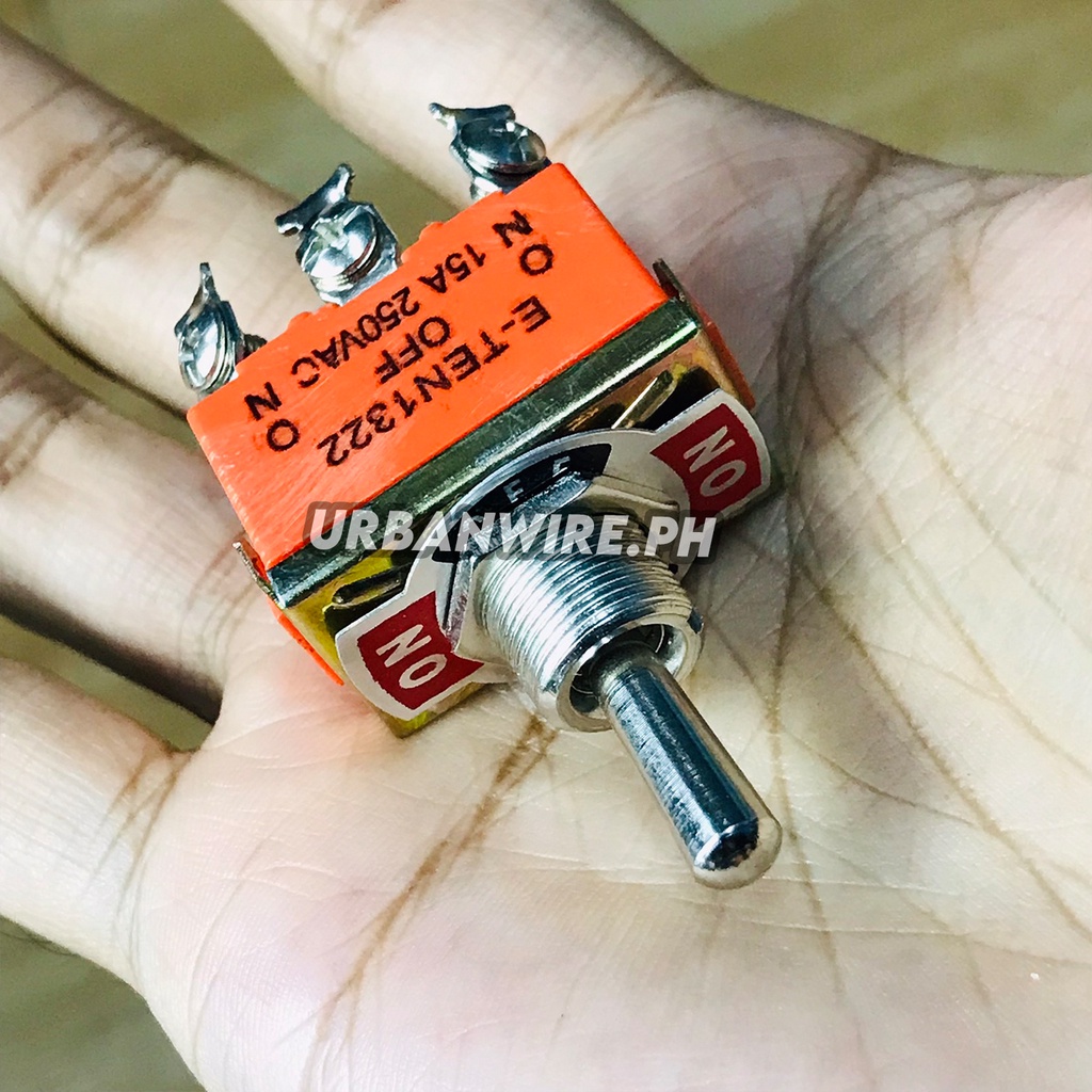 WF Toggle Switch ON-OFF-ON 6 Pin Position 15A 250VAC KN-1322 Heavy Duty ...