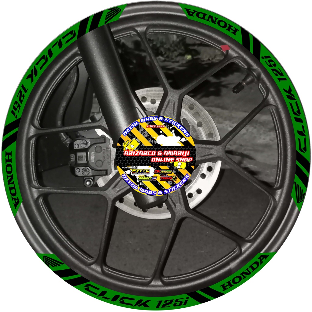 HONDA CLICK 125I PRINTED DECAL MAG STICKER GOOD FOR 2 MAGS | Shopee ...