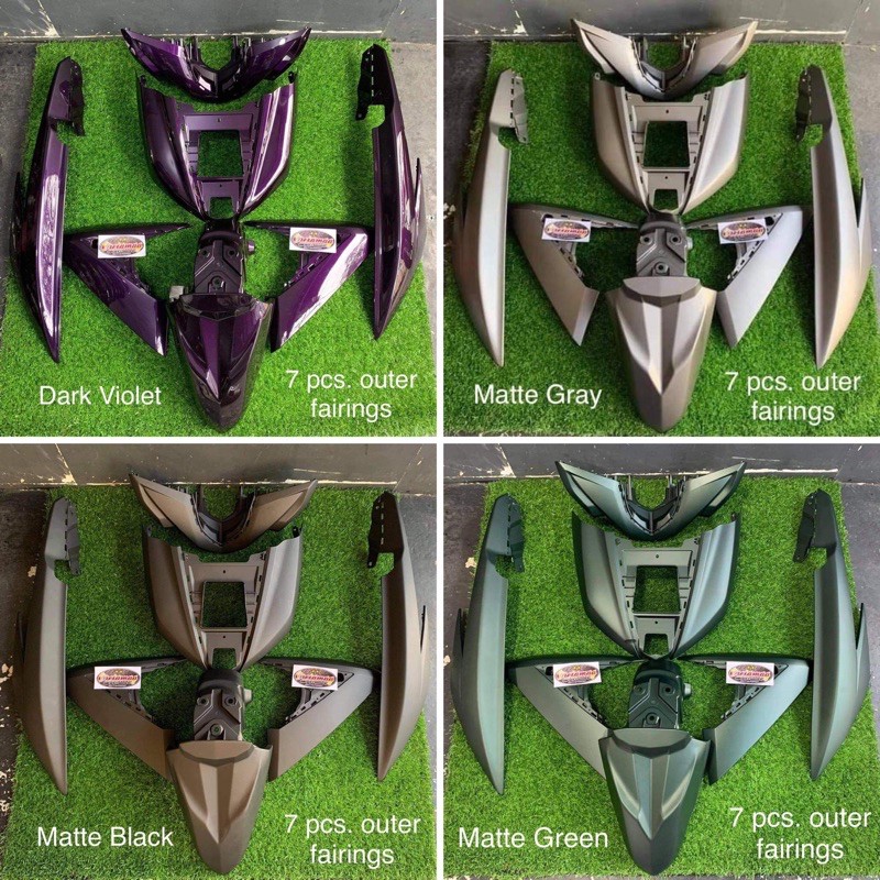 7 pcs. & 9 pcs. Mio soul i 125 Outer Fairings | Shopee Philippines