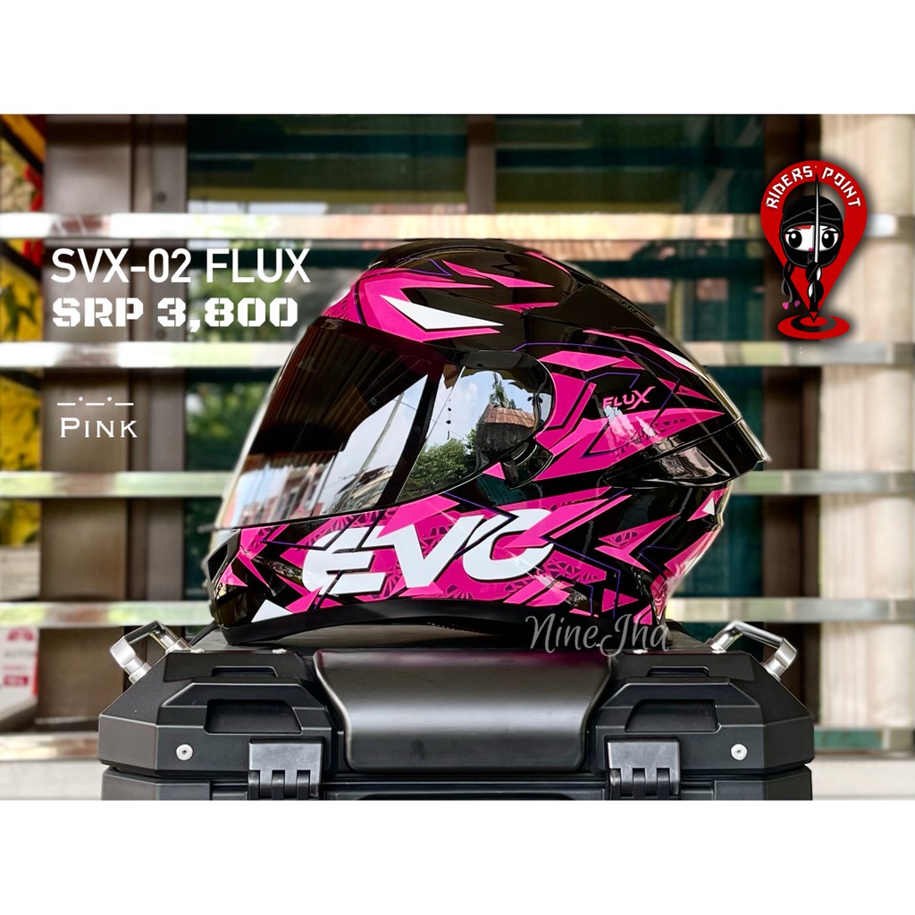 EVO SVX-02 FLUX (PINK) FULL FACE HELMET | Shopee Philippines