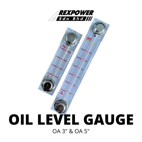 Oil Level Gauge (Hydraulic) / Acrylic Fluid Measurement | Shopee ...
