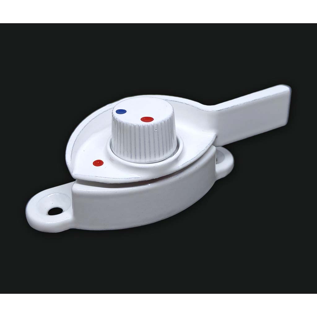 [style 4] 798 Series Centerlock 7cm Half Moon White Sliding Window