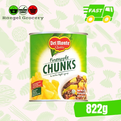 Del Monte Pineapple Chunks 822g Canned Fruit | Shopee Philippines