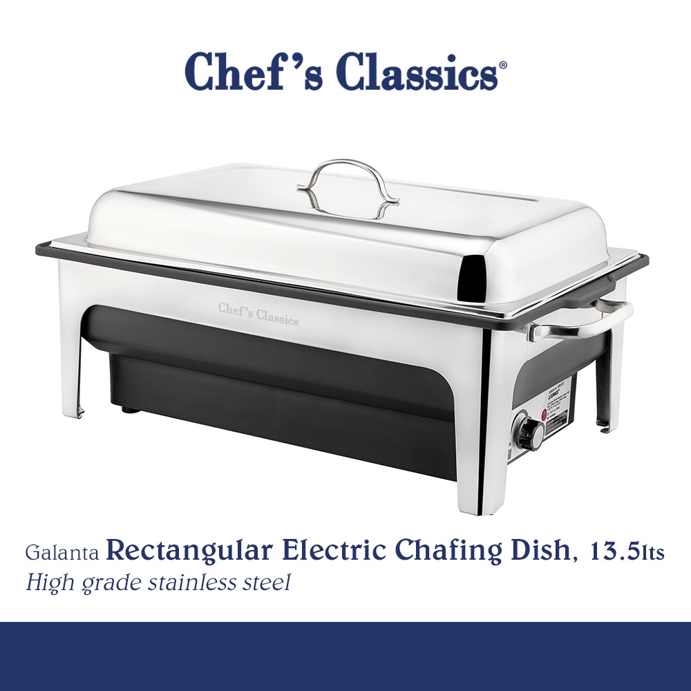Chef's Classics Galanta Stainless Steel Rectangular Electric Buffet ...