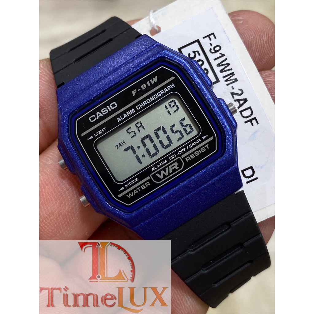 CASIO RUBBER F 91WM 2A / F91 BLUE | Shopee Philippines