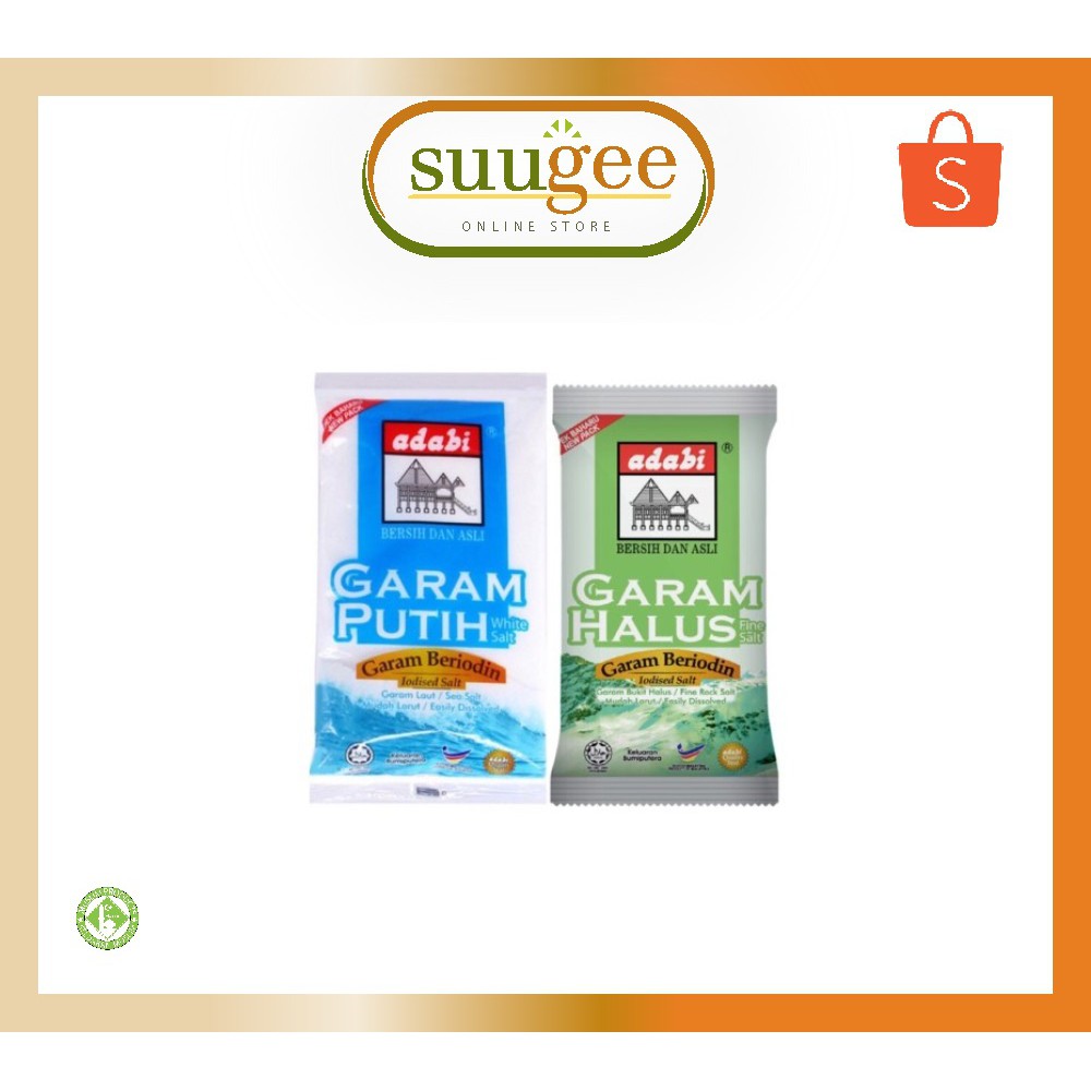 Adabi Smooth Salt|White Salt 400G | Shopee Philippines