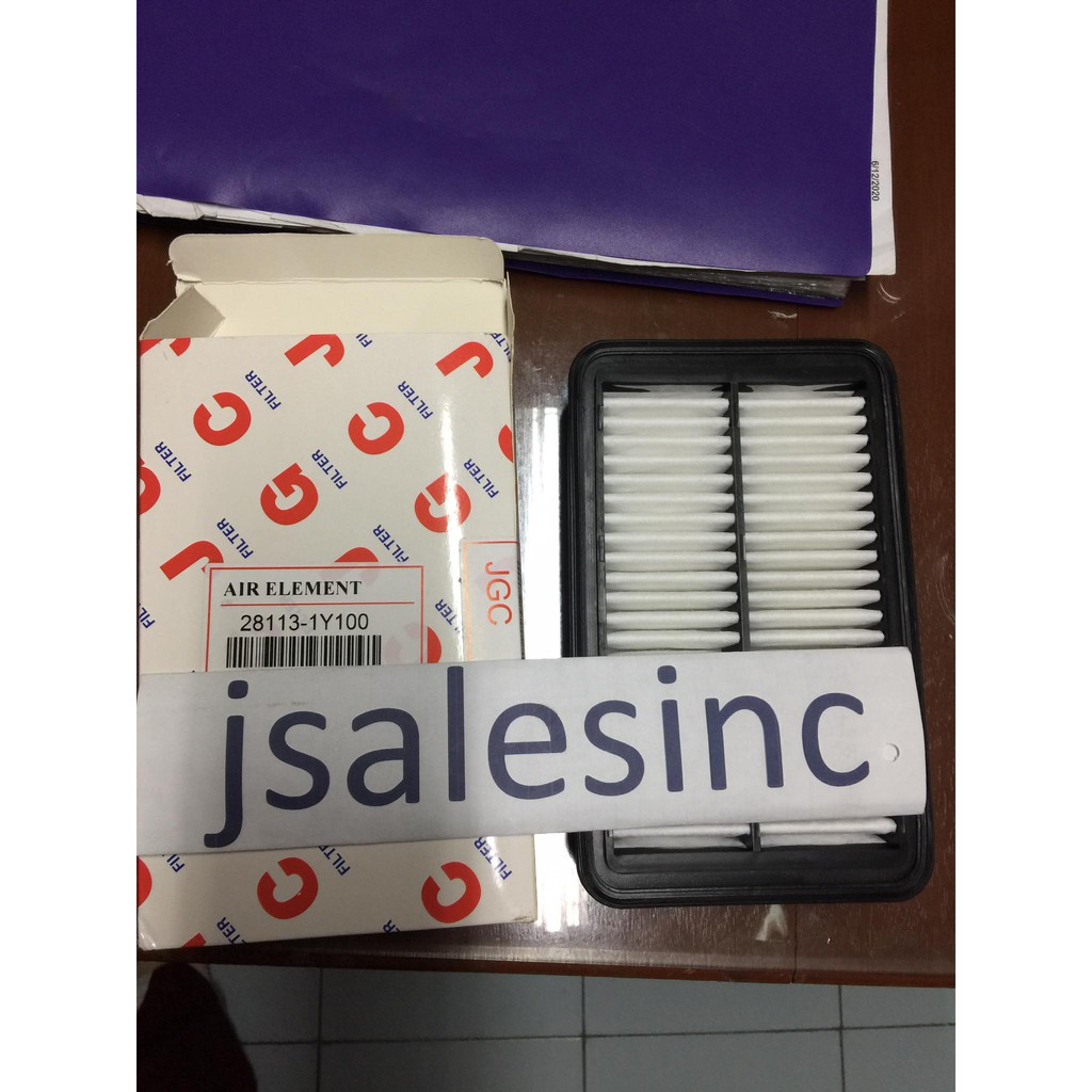 Genuine JGC AIR FILTER for KIA PICANTO NEW MODEL 2010-2017 (28113-1Y100 ...
