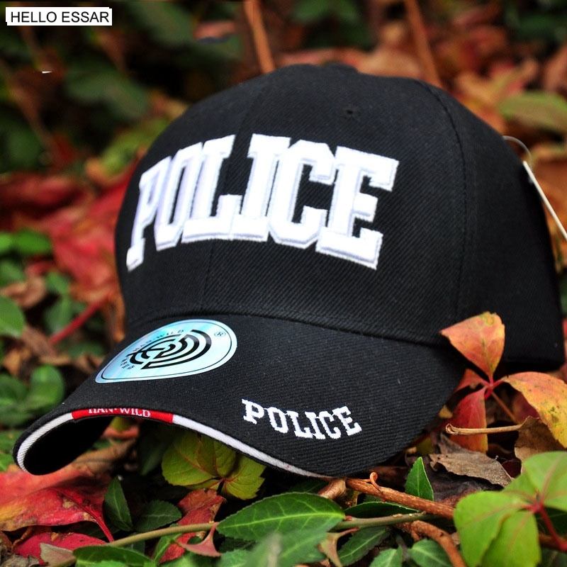 POLICE Letter Men Baseball Cap Outdoor Visor Tactical Caps | Shopee ...