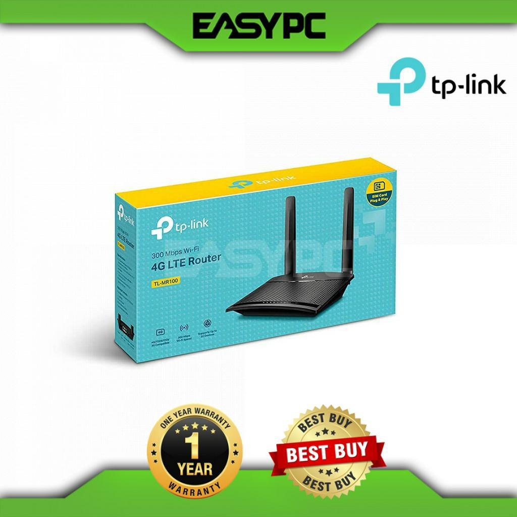 TP-Link Archer MR100 300 Mbps Wireless N 4G LTE Router | Shopee Philippines
