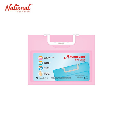 Adventurer File Case With Handle Fc121 Long 2In 2Lock Plastic, Pink ...