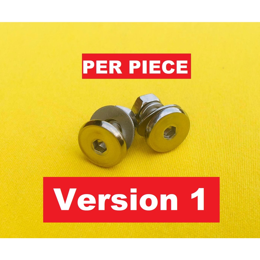 Polished Stainless plate / plaka bolt - ALL motorcycle stainless 304 ...