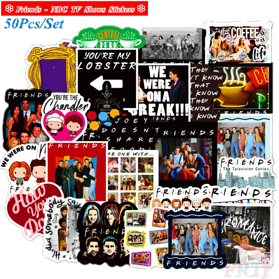Friends - Series 06 NBC TV Shows Stickers 50Pcs/Set Waterproof DIY ...