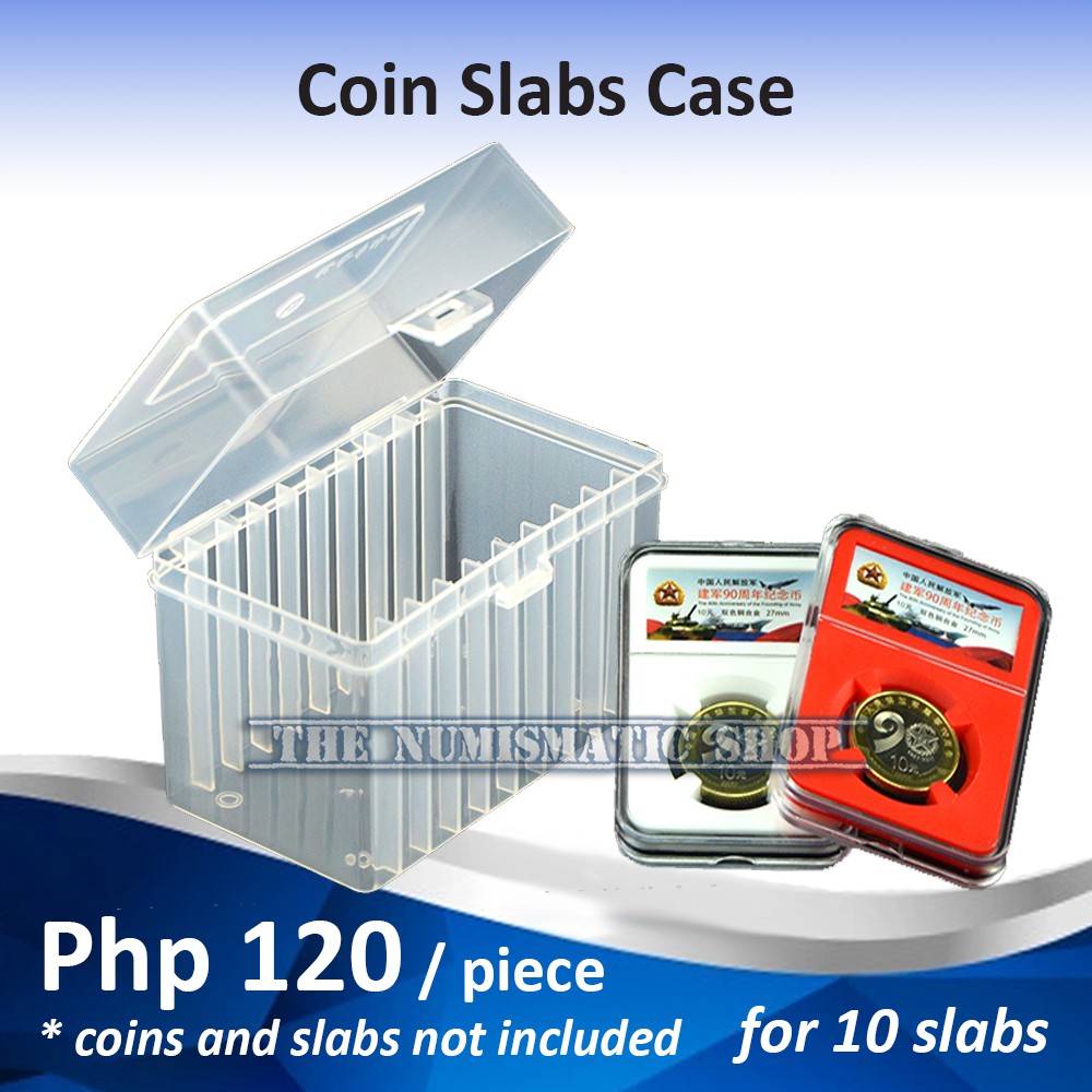 Clear Plastic Box for 10 pieces NGC Standard Coin Slabs | Shopee ...