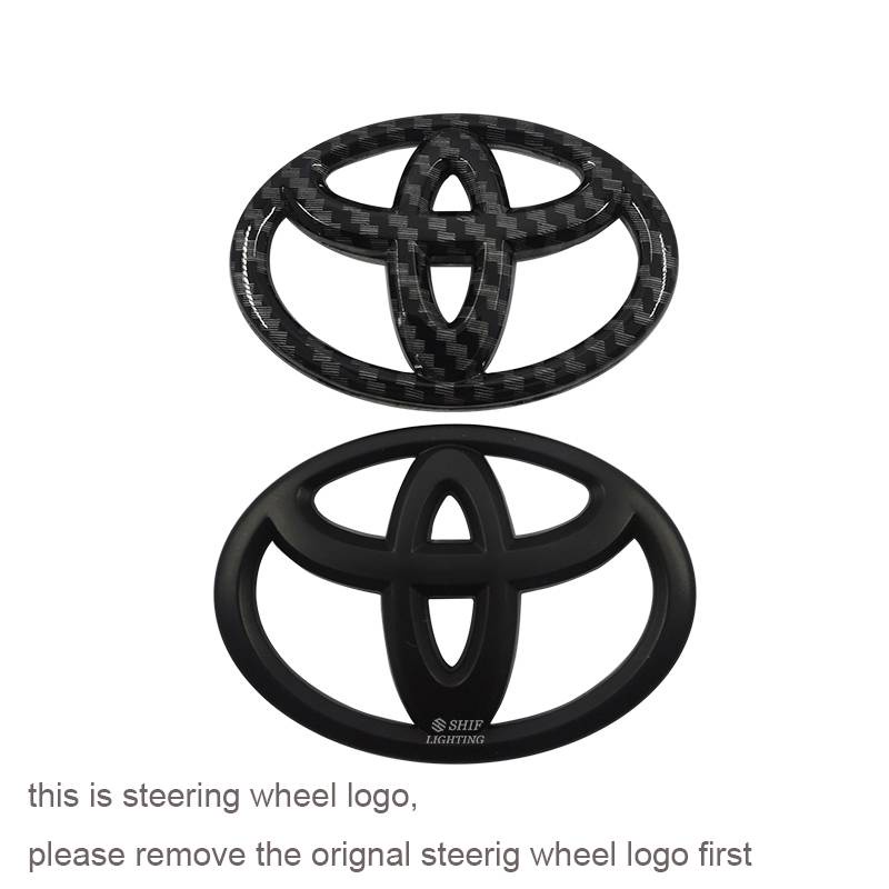 1 x ABS TOYOTA Logo Car Auto Steering Wheel Emblem Badge Sticker Decal ...