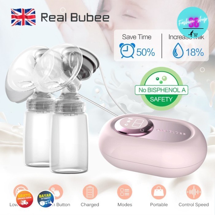Rechargeable Real Bubee Electric Breast Pump / Double Electric Breast ...