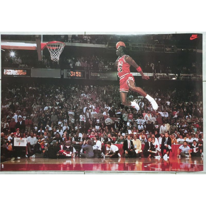Michael Jordan 1988 Slam Dunk Contest Poster-Reprint | Shopee Philippines