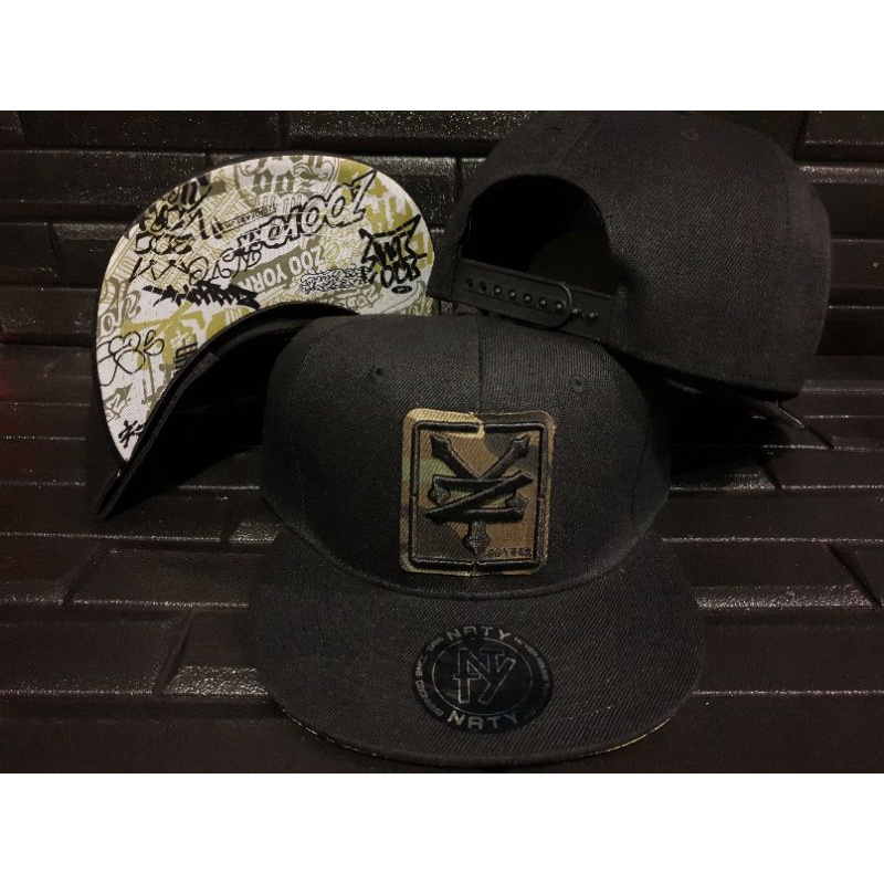 Zoo York black with under brim design Snapback Cap | Shopee Philippines