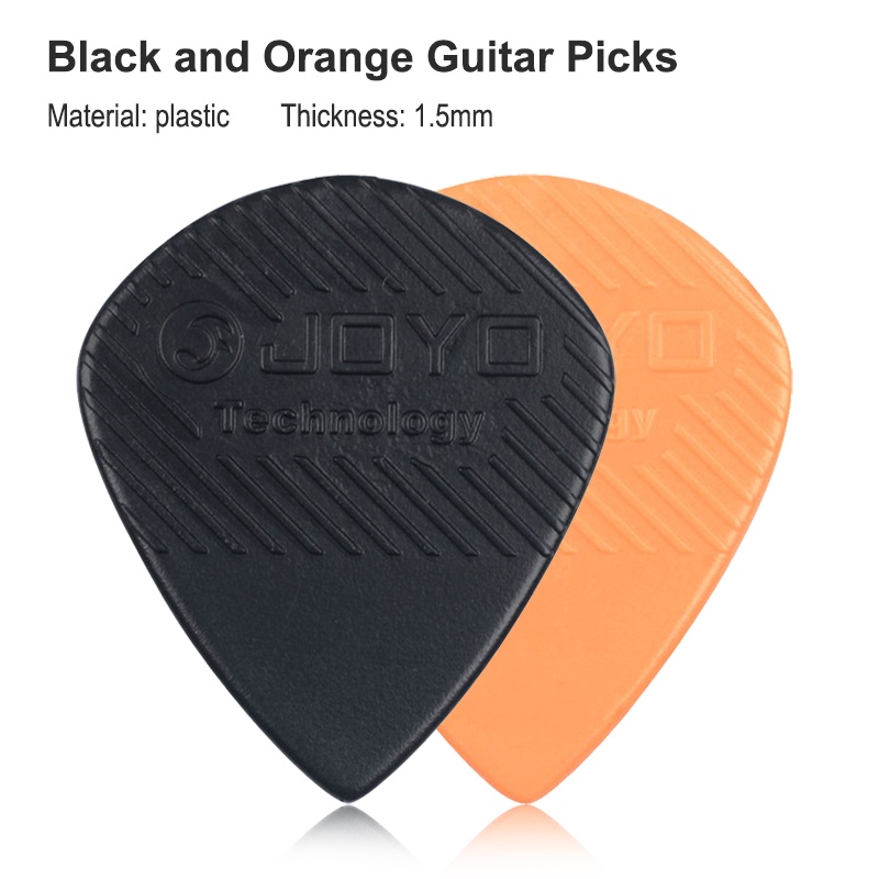100Pcs JOYO Guitar Pick "Never Give Up Dreams" 1.5mm thickness Black ...