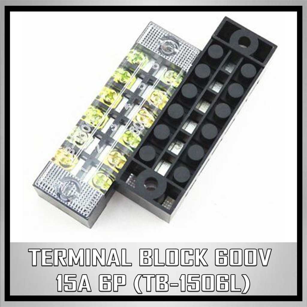 TERMINAL BLOCK 15A / 600V BARRIER 3 POLE to 12 POLE | VAT INCLUDED ...