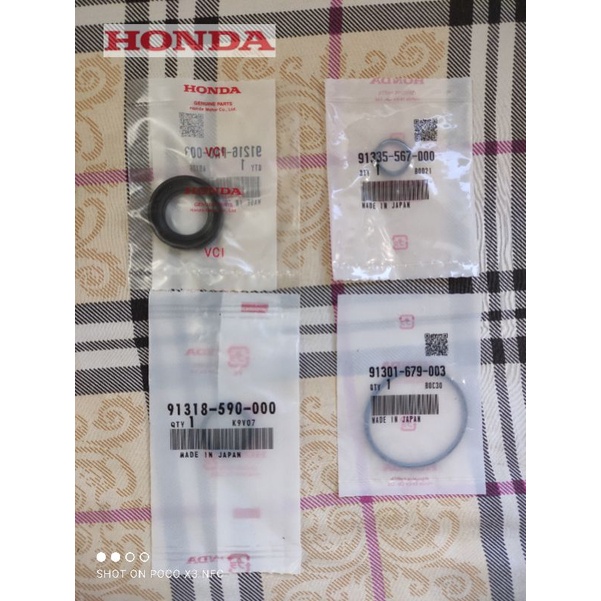 Magneto Oil Seal Kit Set Tmx 155 Honda Genuine | Shopee Philippines