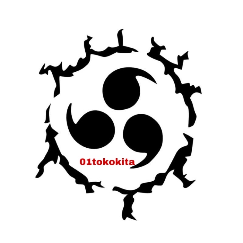 Cutting sticker mark curse orochimaru sticker Cutting curse uchiha ...