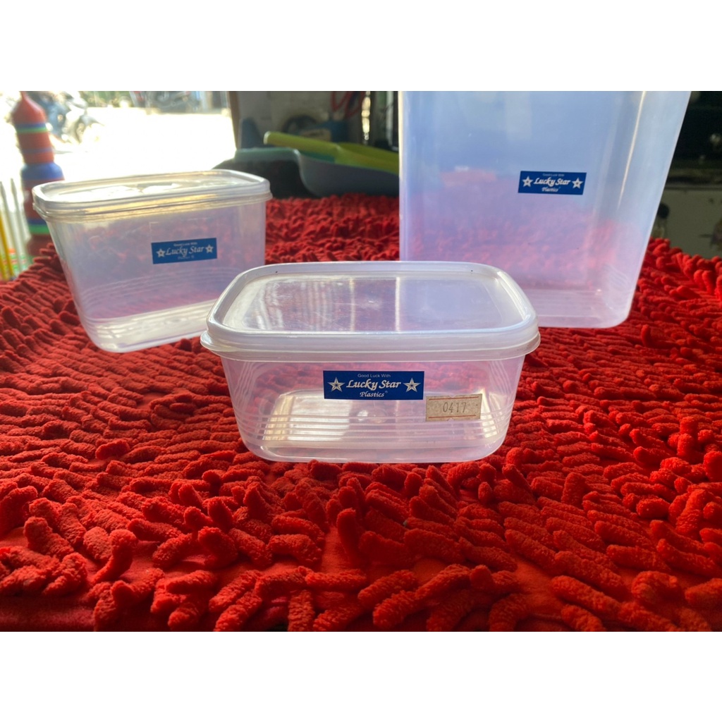 Luckystar 600ml Tall Lunch Box LuckyPack Side Dish Powder Box | Shopee ...
