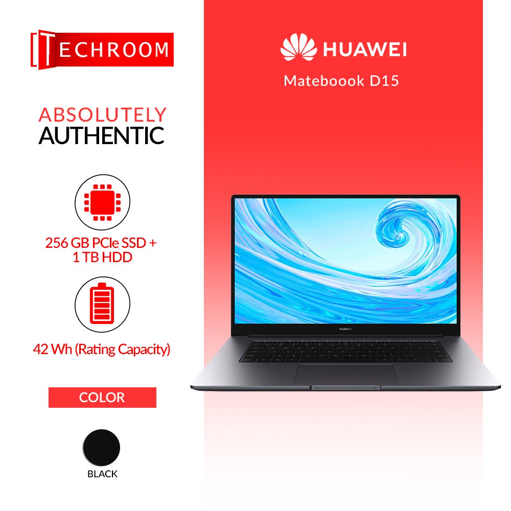 Huawei Matebook D - Ryzen 5 3500U | 15.6inch | 256GB SSD + 1TB HDD ...